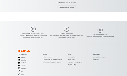 FAQ my.KUKA General Functionalities | my.KUKA
