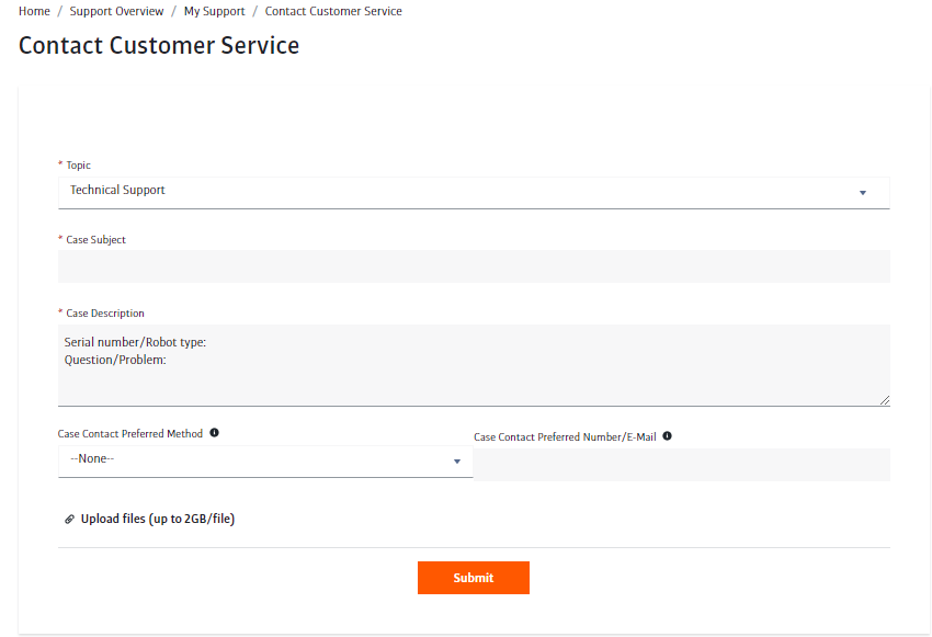 FAQ my.KUKA Support | my.KUKA